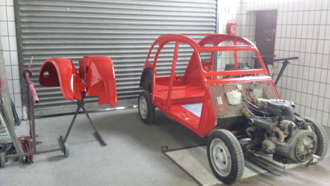 Fahrzeugrahmen/ Chassis / Entenkult 2cv Werkstatt